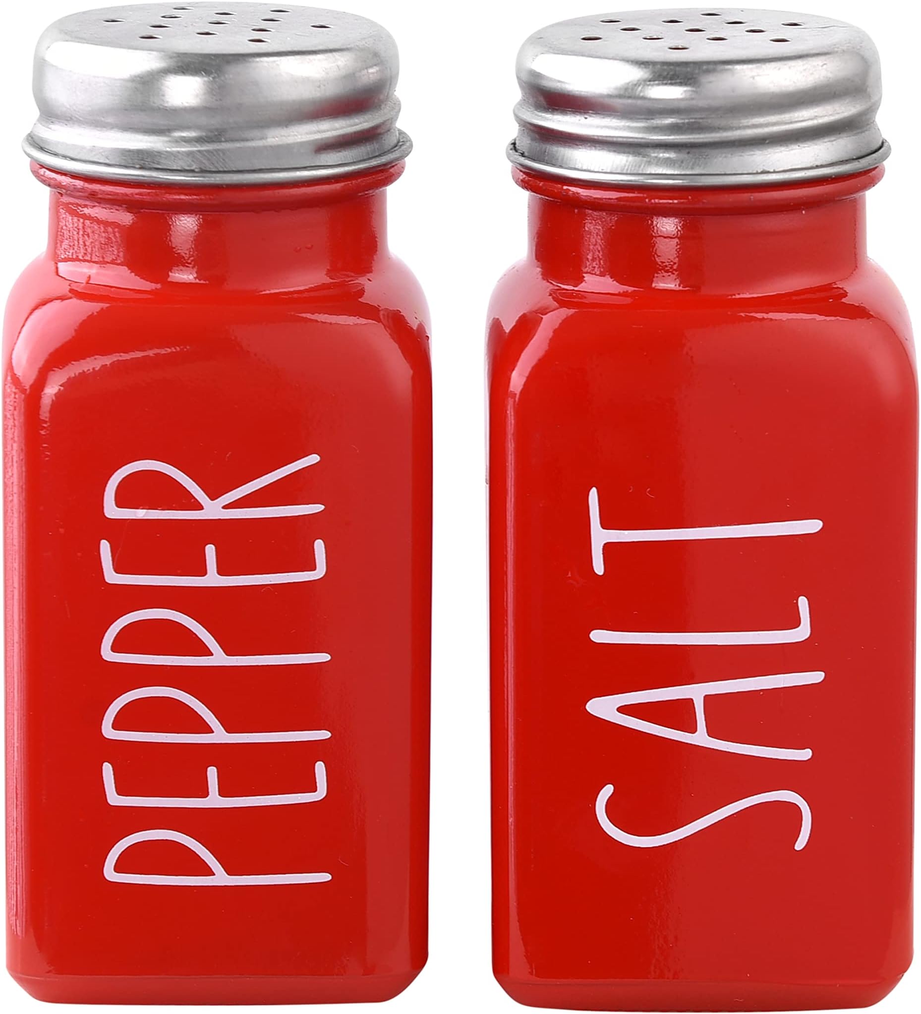 Amazon.com: Top Kitchen Glass Swirl Cheese Salt Shaker with Stainless ...