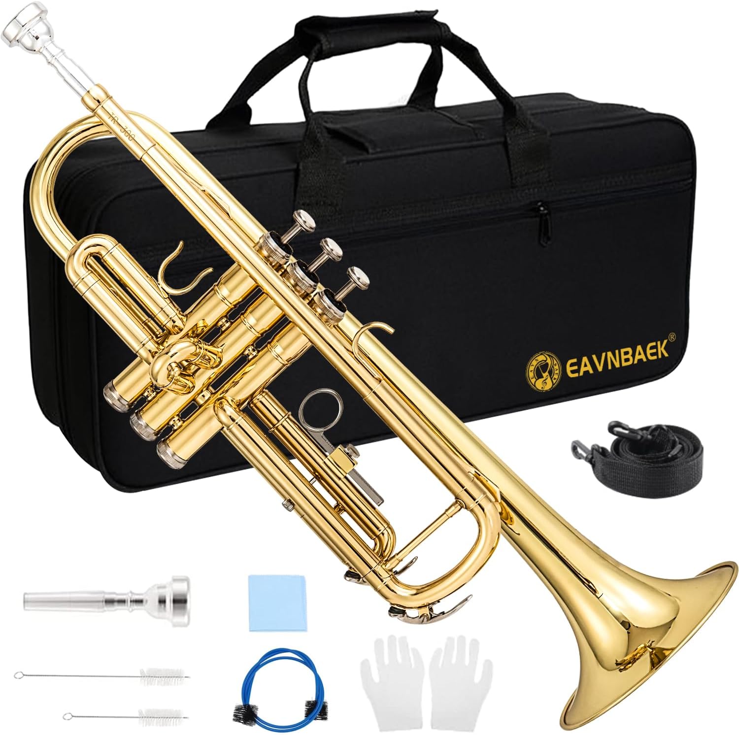 Amazon.com: Aileen Lexington Standard Gold Bb Student Model Trumpet ...