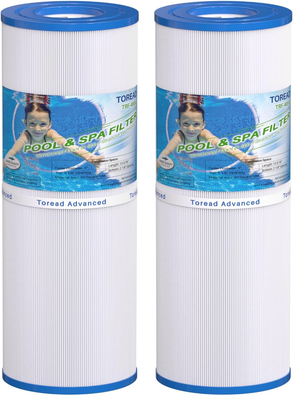 POOLPURE Hot Spring Filter Kompatibel für Unicel C-6430, Pleatco PWK30 ...