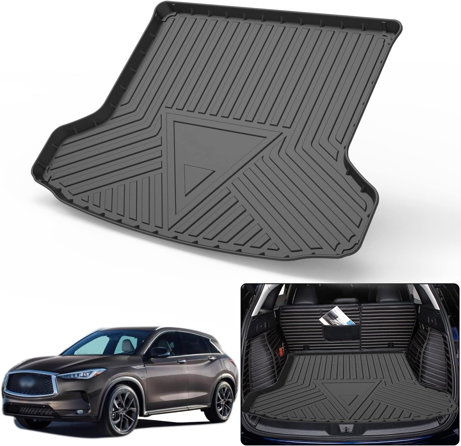 Amazon.com: 7DEEKEI Cargo Liner for 2019-2024 Infiniti QX50 / 2022-2024 ...