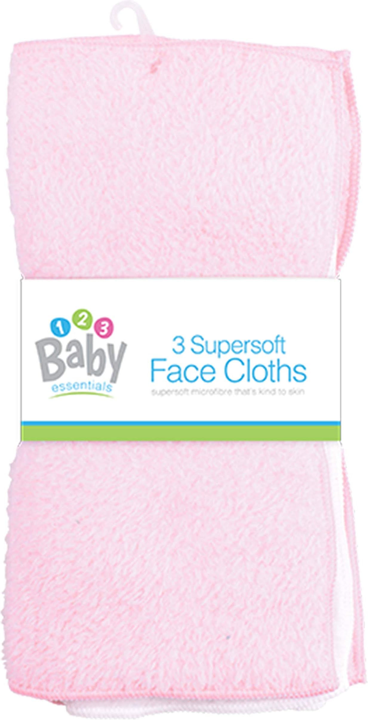 Hos imports 6 Pack Super Soft Baby Face Hand Cloths Bath Flannel Wash ...