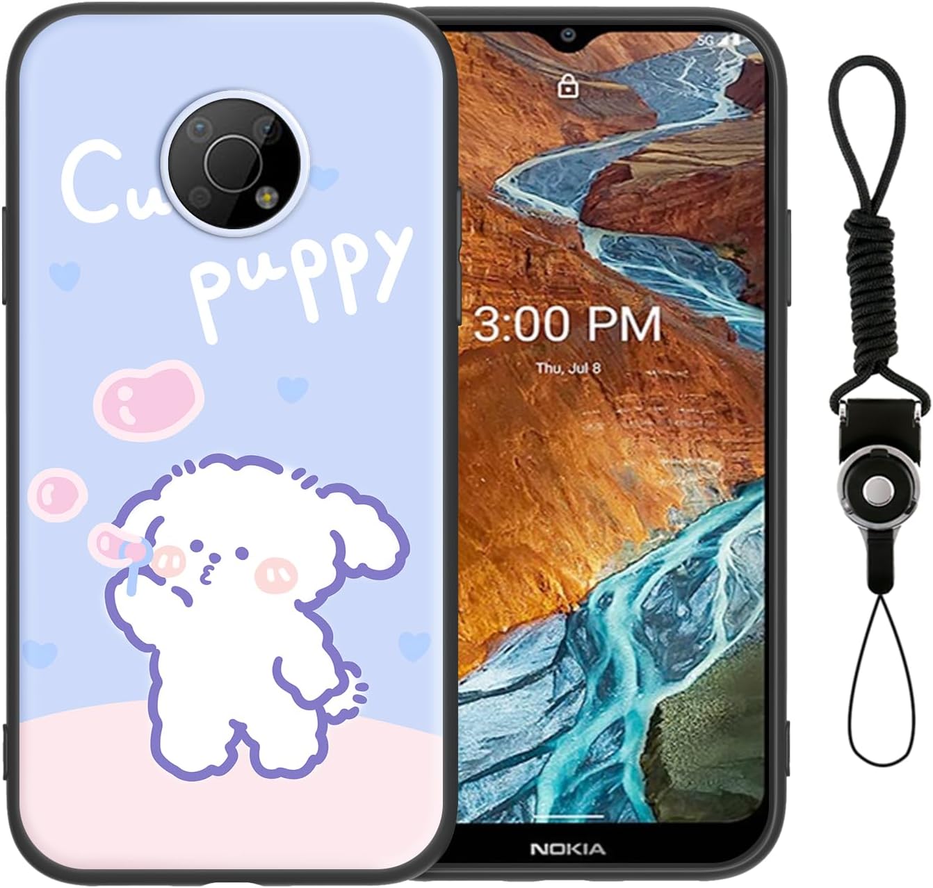 Amazon.com: Nuouxoco for Nokia G300 5G (N1374DL) Case, for Nokia G300 ...