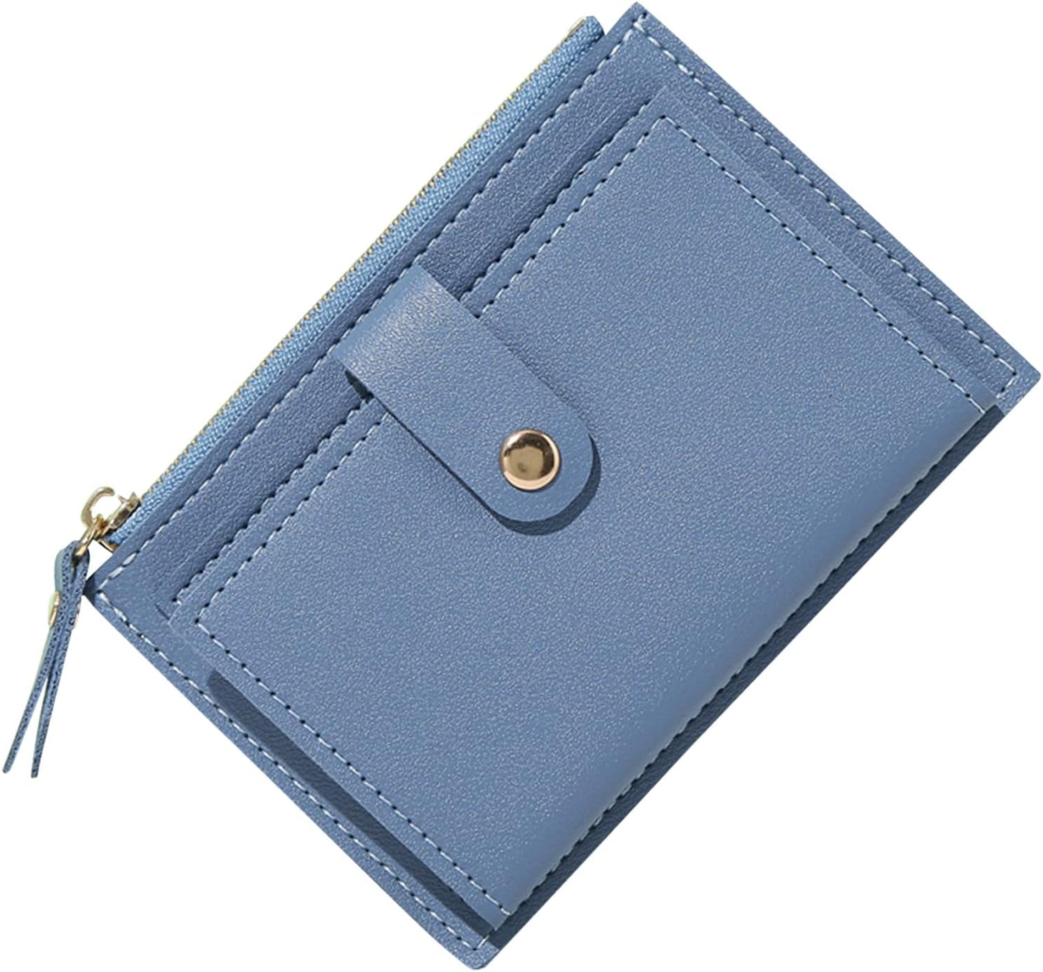 Amazon.com: MOLayys Zip Id Case Wallet Ladies Zip Coin Purse Multi Card ...