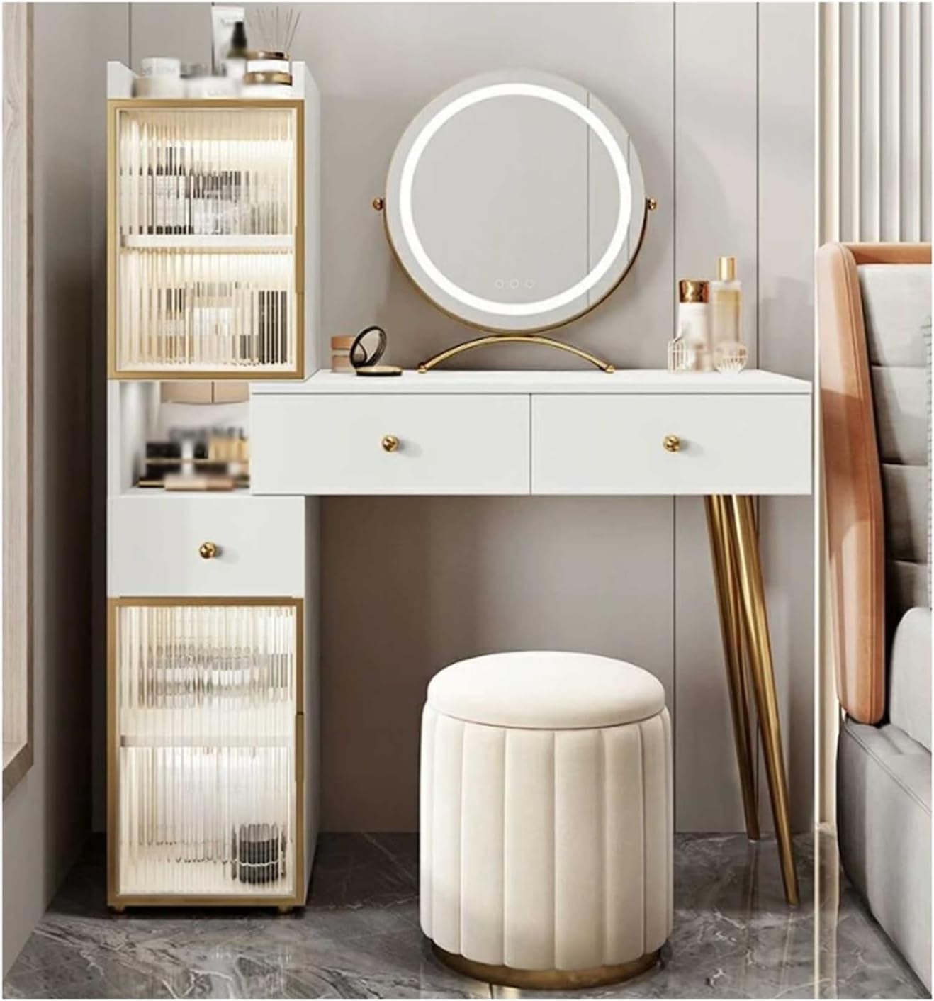 Dressing table，Dressing table dressing table with mirror and chair set ...
