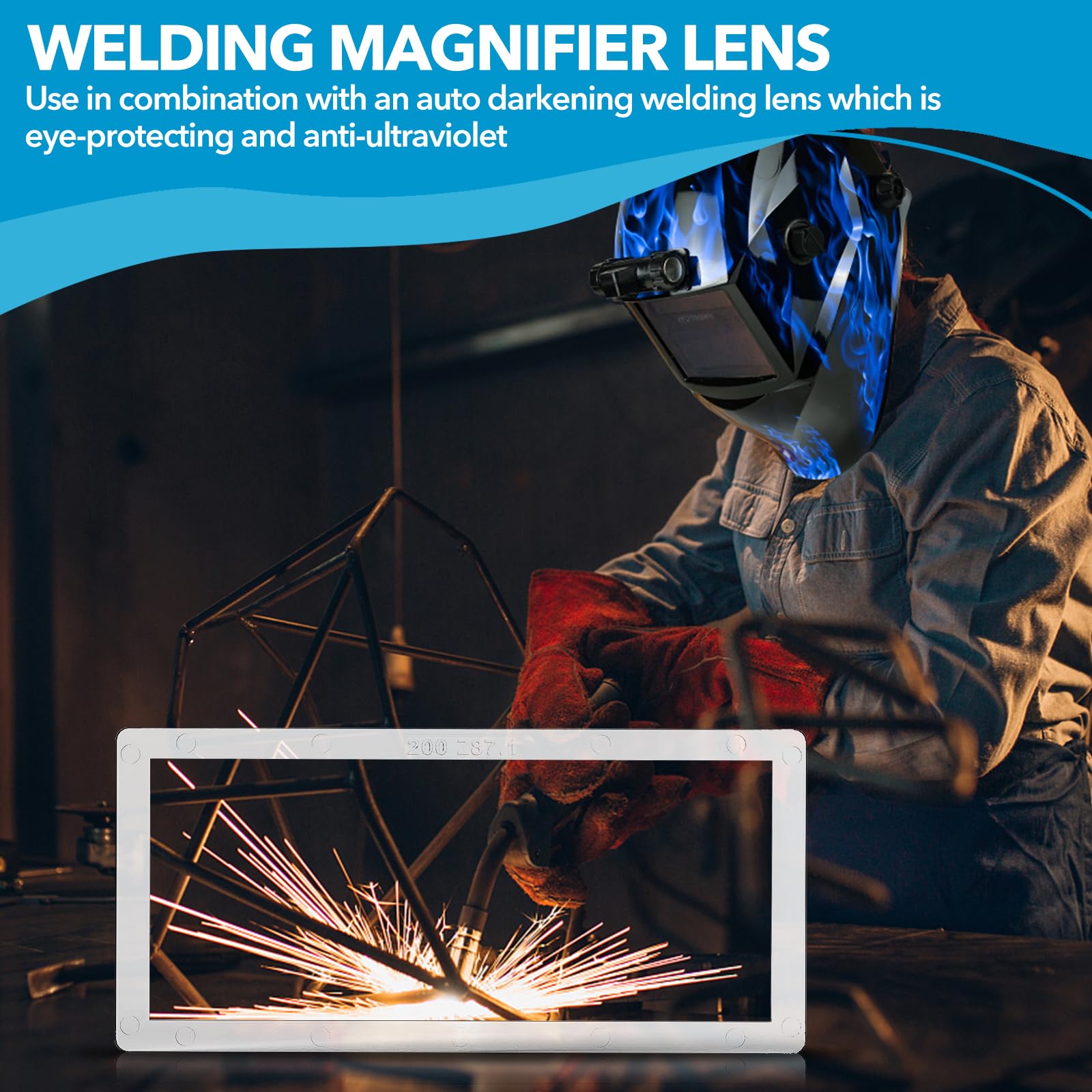 Snapklik.com : TRQWH 3/Pack Welding Helmet Magnifying Lens 2.0/2.5/3.0 ...