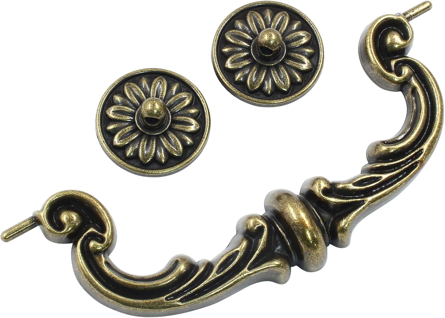 Biaungdo 8 Pcs 150mm/6 Inch Hole Center Pull Handles, Zinc Alloy Rustic ...