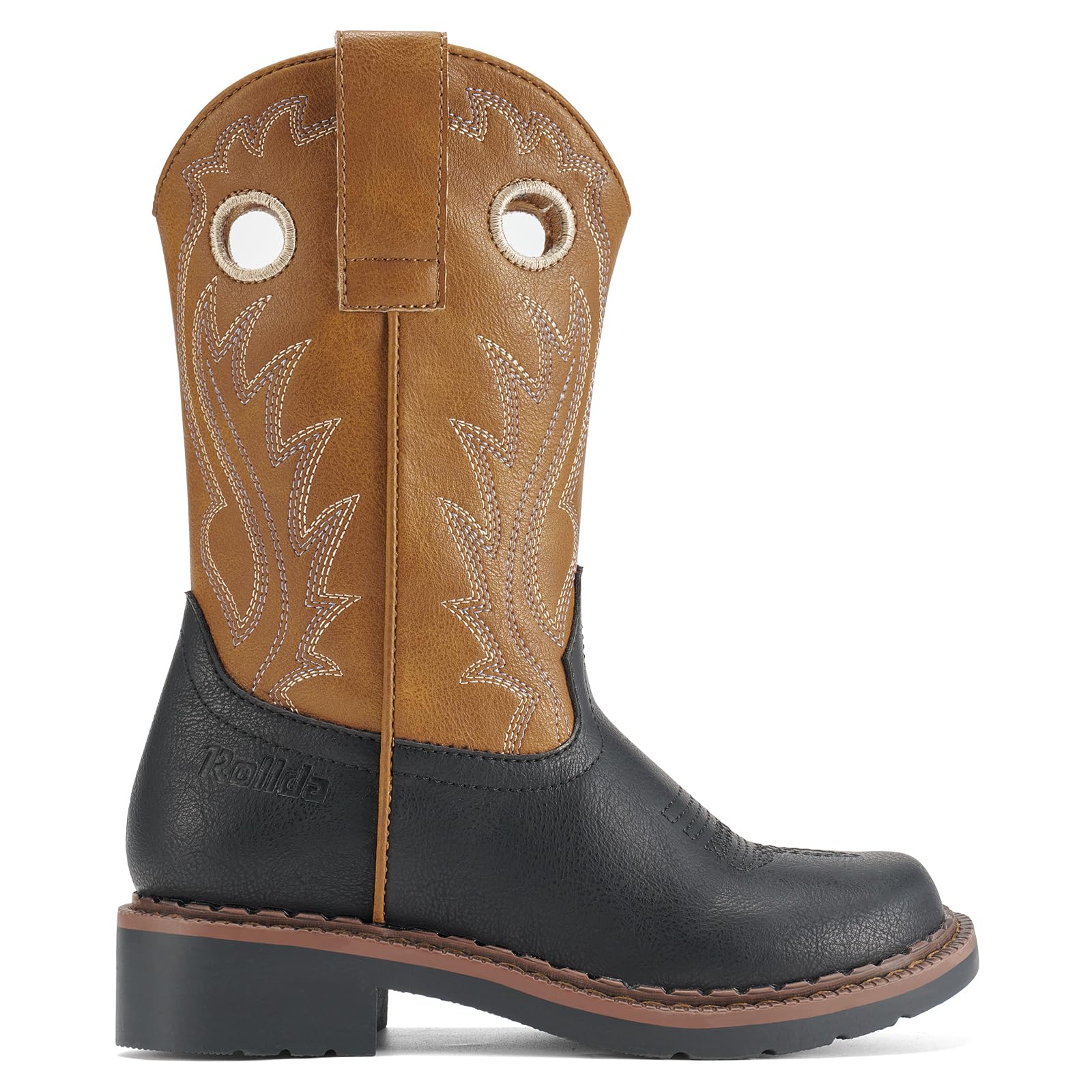 Snapklik.com : Boys Cowboy Boots Kids Western Boots Square Toe Girls ...