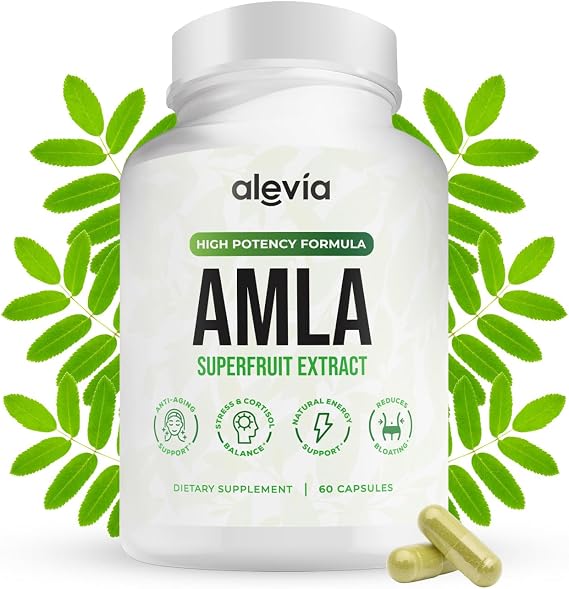 Amazon.com: Alevia Organic Amla Capsules 1000mg – Indian Gooseberry ...
