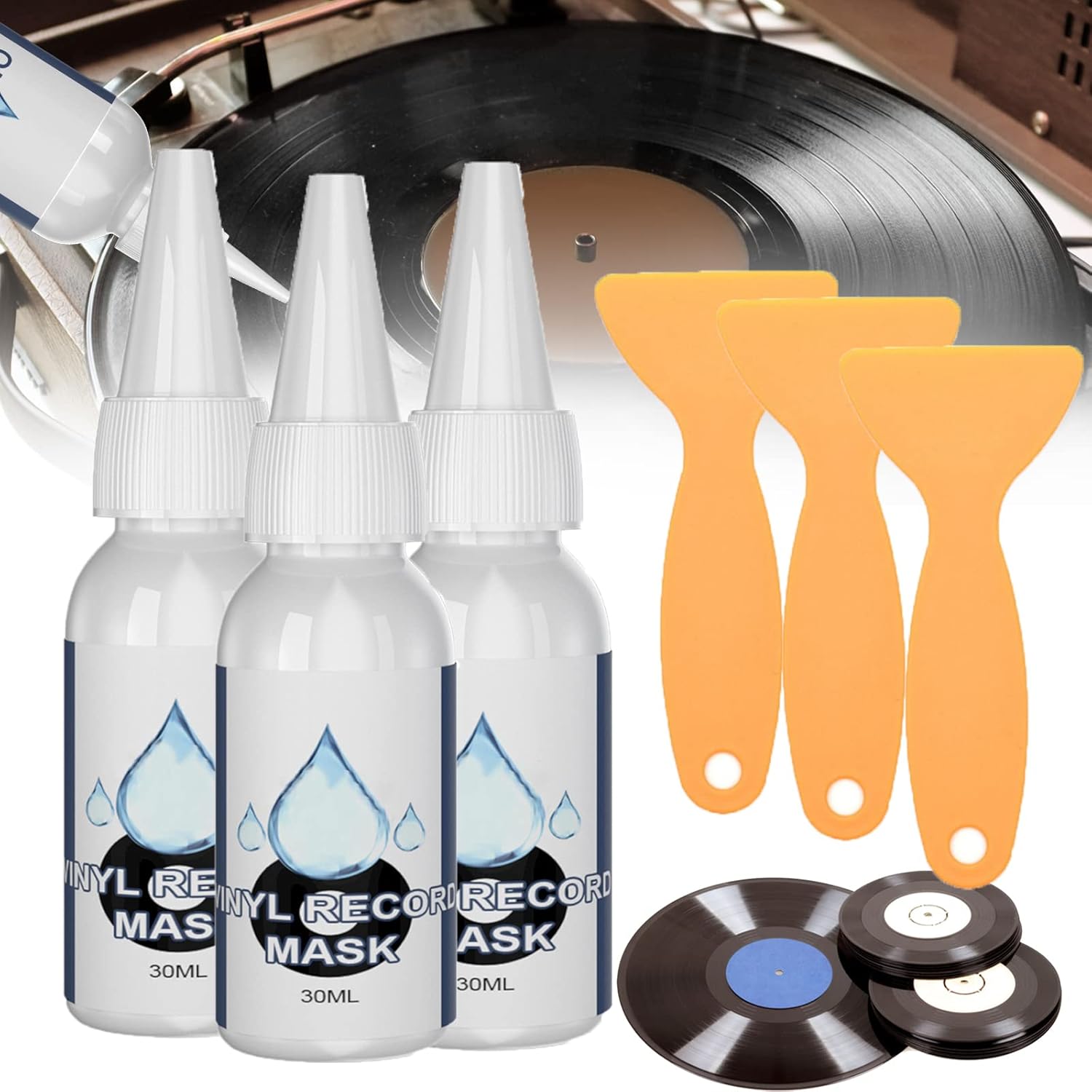 Amazon.com: DENGWANG Vinyl Records Remover, 30ml Vinyl Records Scratch ...