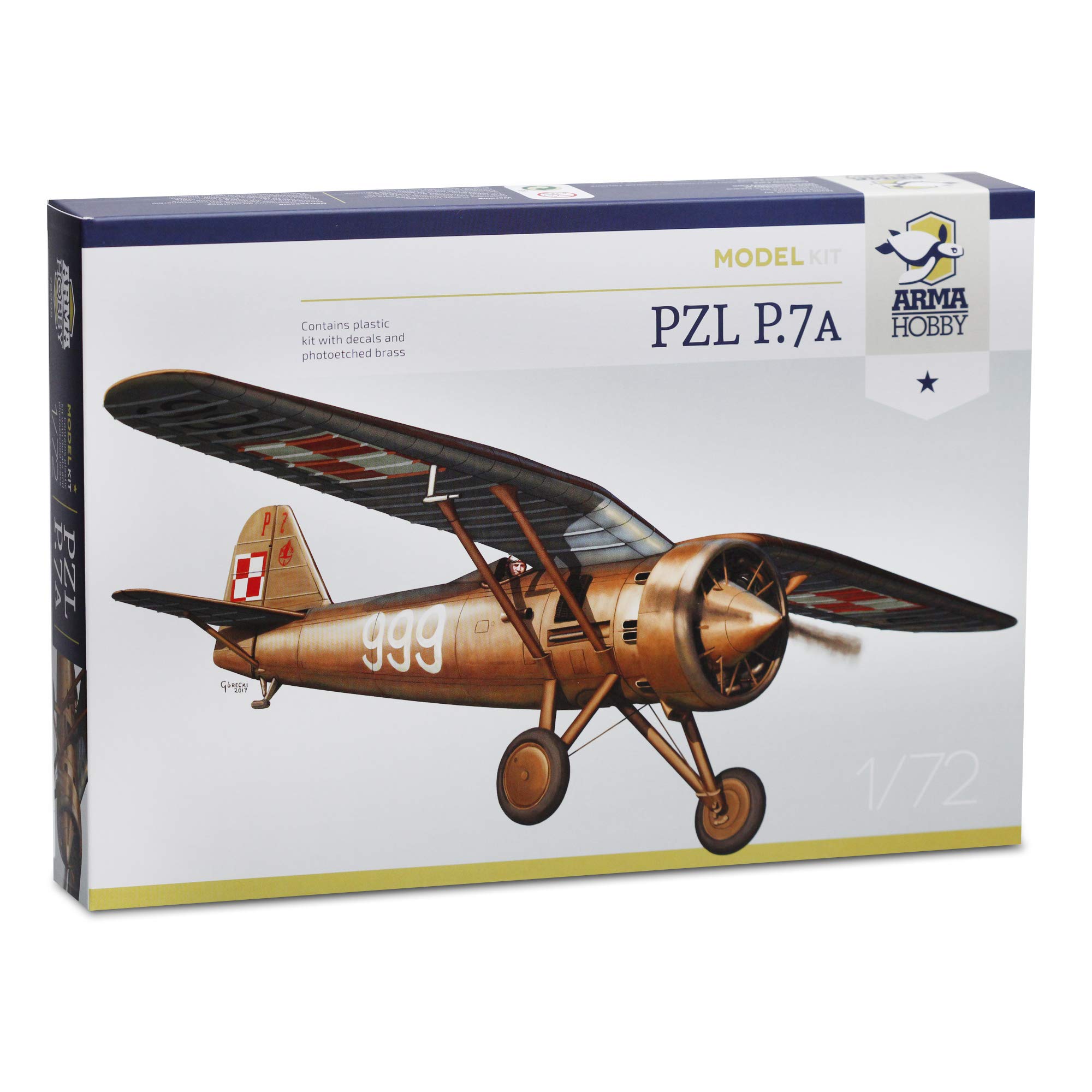 Buy Arma Hobby 1/72 Scale PZL P.7a Plain Junior Set - Plastic Aircraft ...