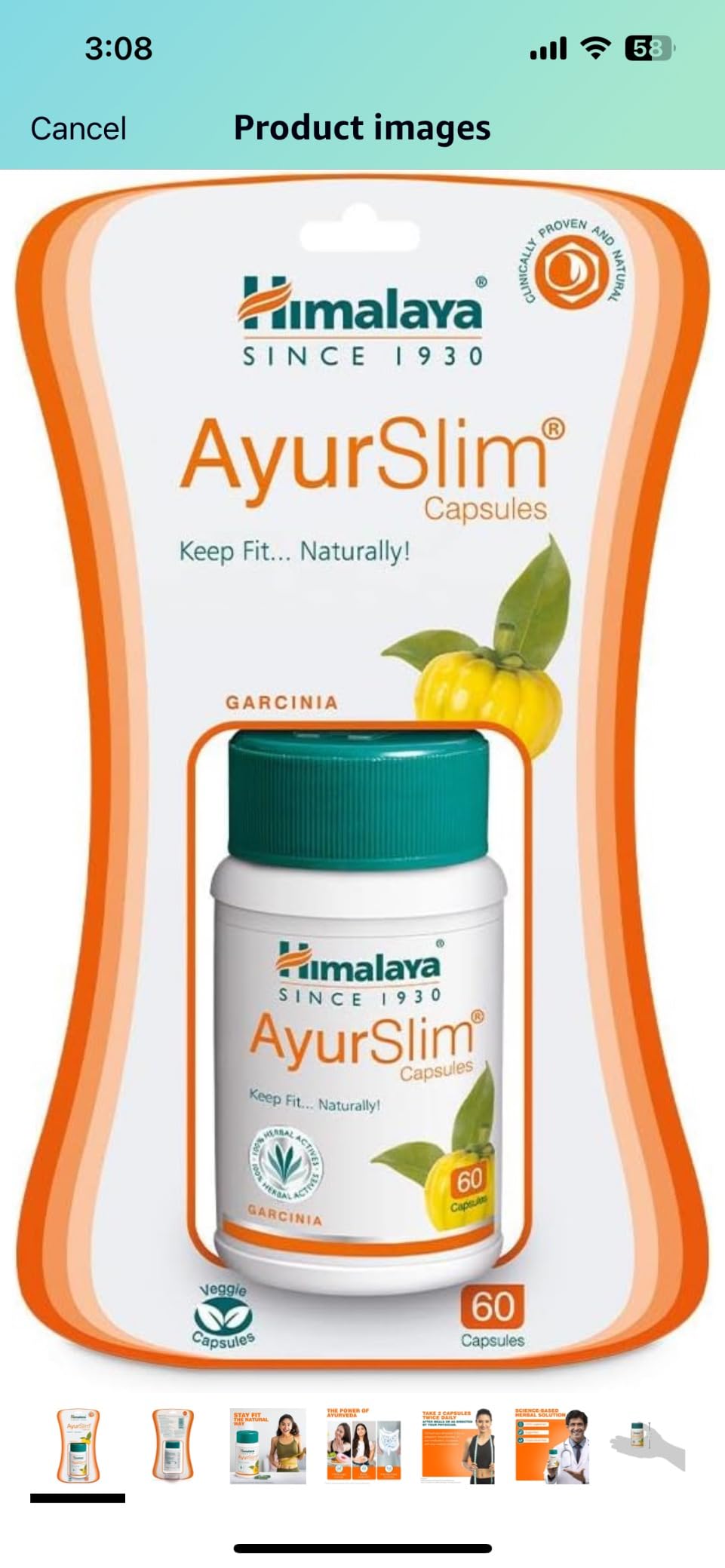 Buy Himalaya Wellness AyurSlim Capsules - Pack of 60 Pieces (Weight ...