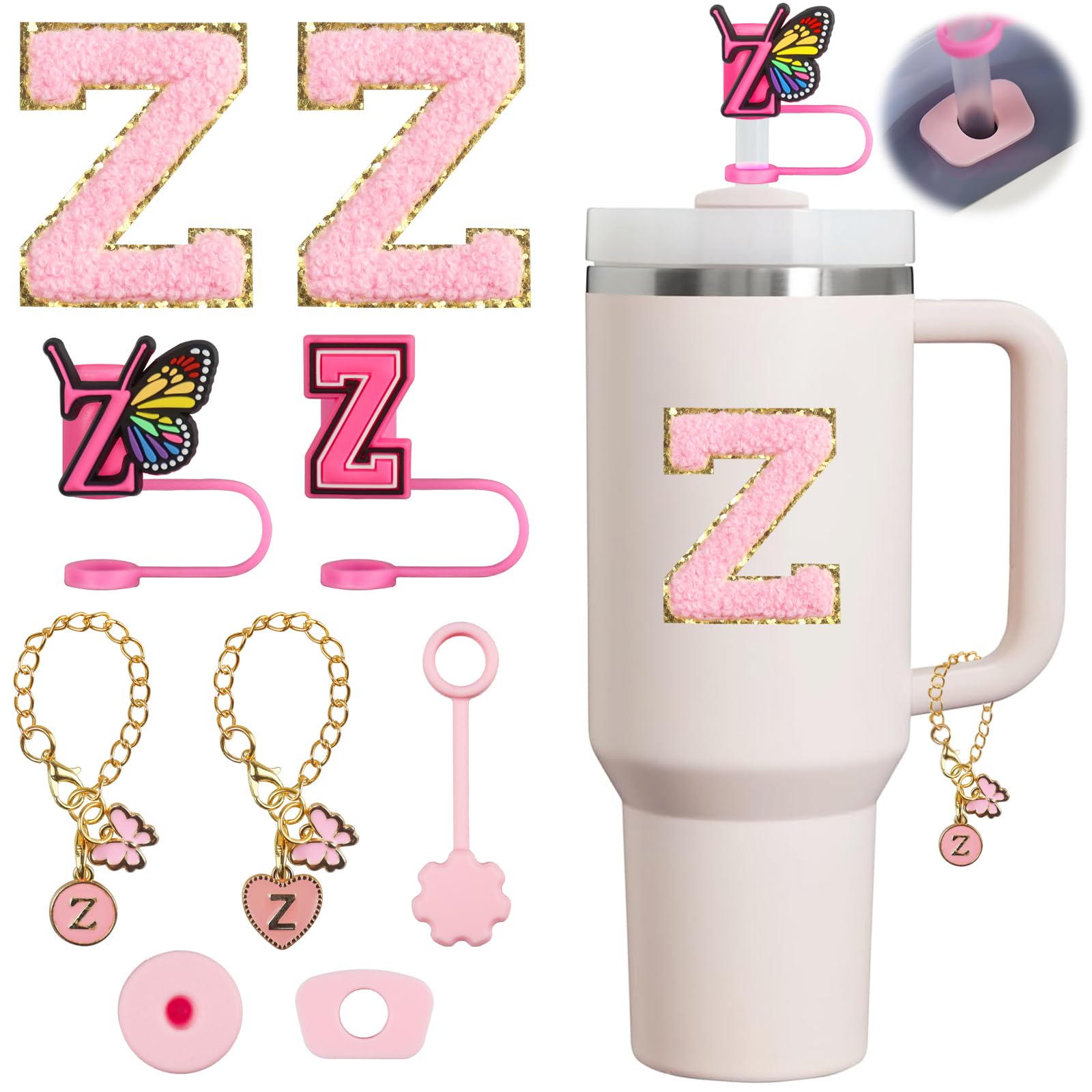 Amazon.com: XIANGYUAN 9pcs Cup Accessories Set,Straw Cover Cap for ...