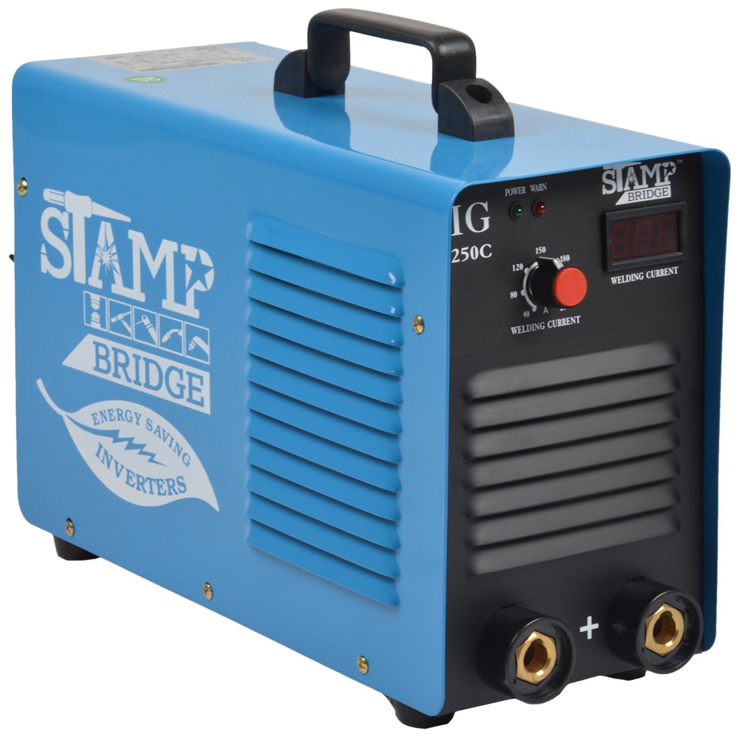 Stamp Bridge Arc Welding Machine with Cable Connectors, 250 Amps, Blue ...