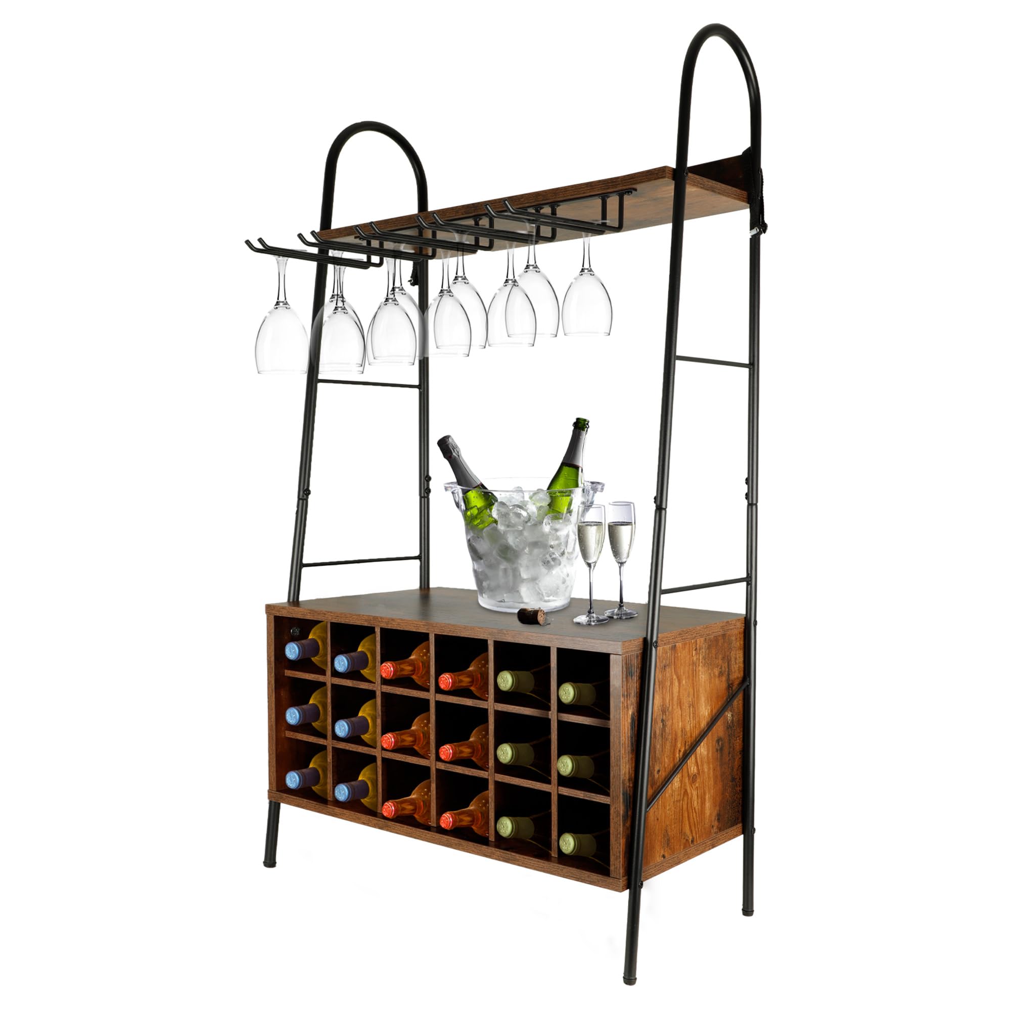 CASA LITUS Cava de Vino tipo Cantina Mueble Organizador para 18 ...