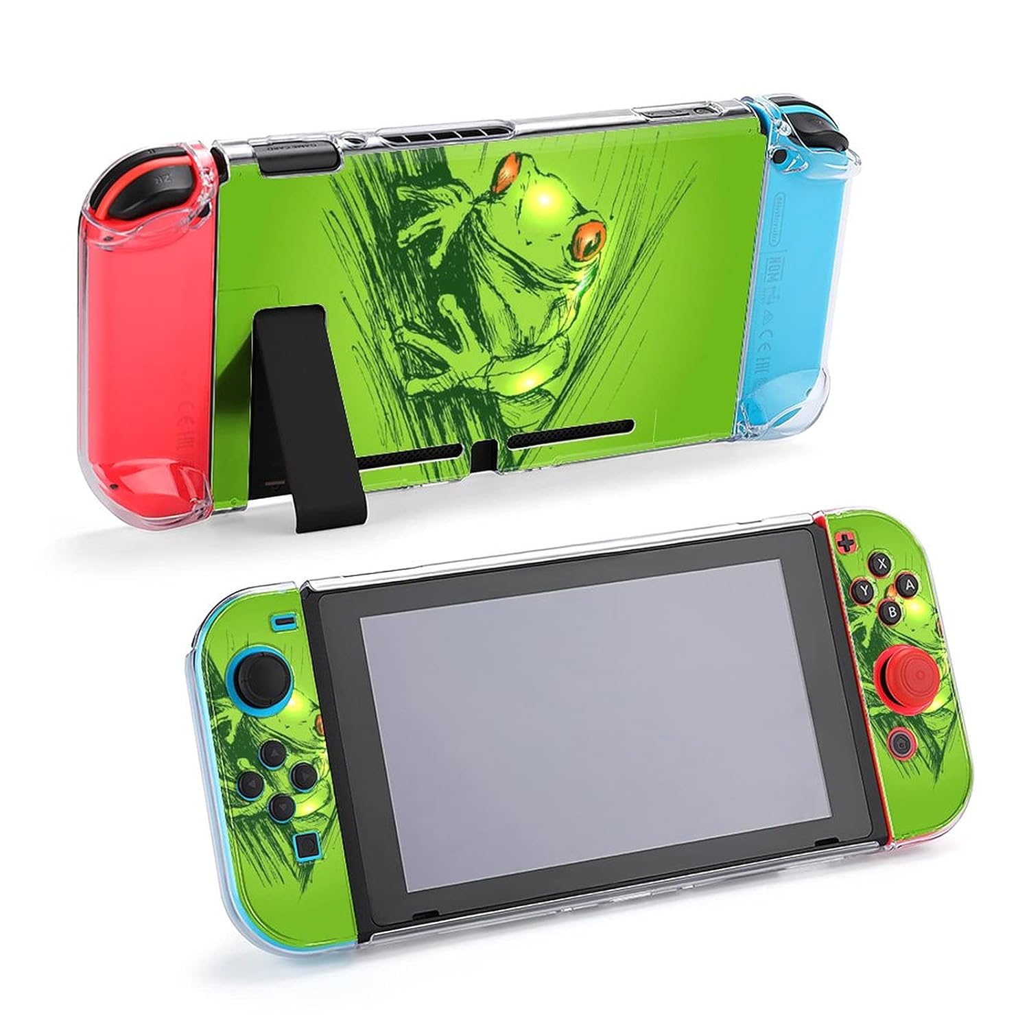 Amazon.com: Colored Hand Sketch Frogs Protective Case Cover Compatible ...