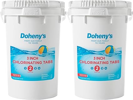 Amazon.com : Doheny’s 3-Inch Stabilized Chlorine Tablets for Sanitizing ...