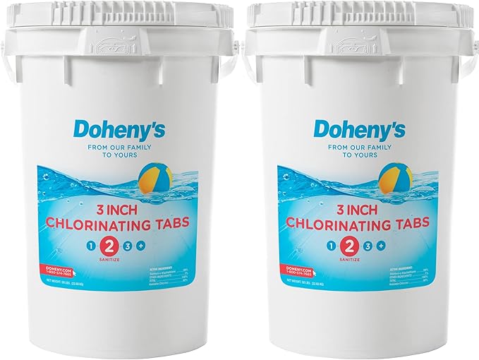 Amazon.com : Doheny’s 3-Inch Stabilized Chlorine Tablets for Sanitizing ...