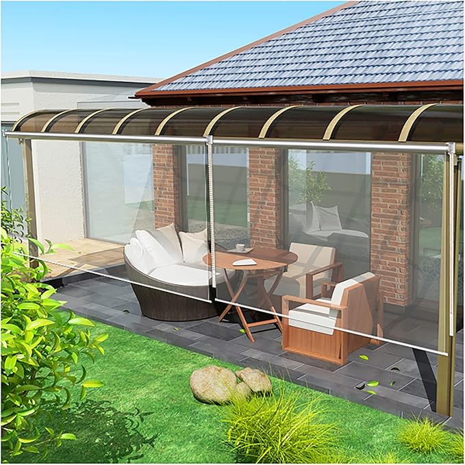 Amazon.de: QWEASDF Wasserdichtes transparentes Rollo,durchsichtige ...