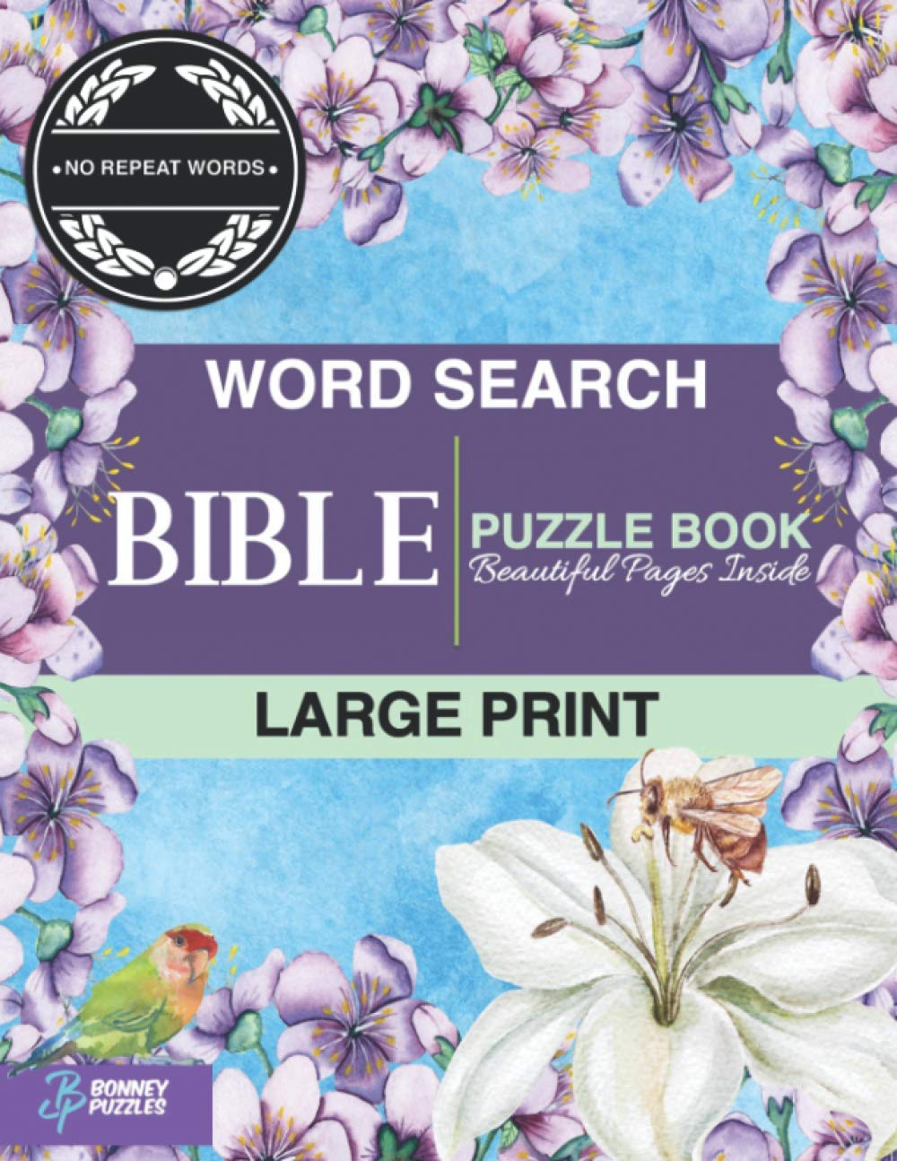 Word Search Bible Puzzle Book: Large Print: Bonney, Helen ...