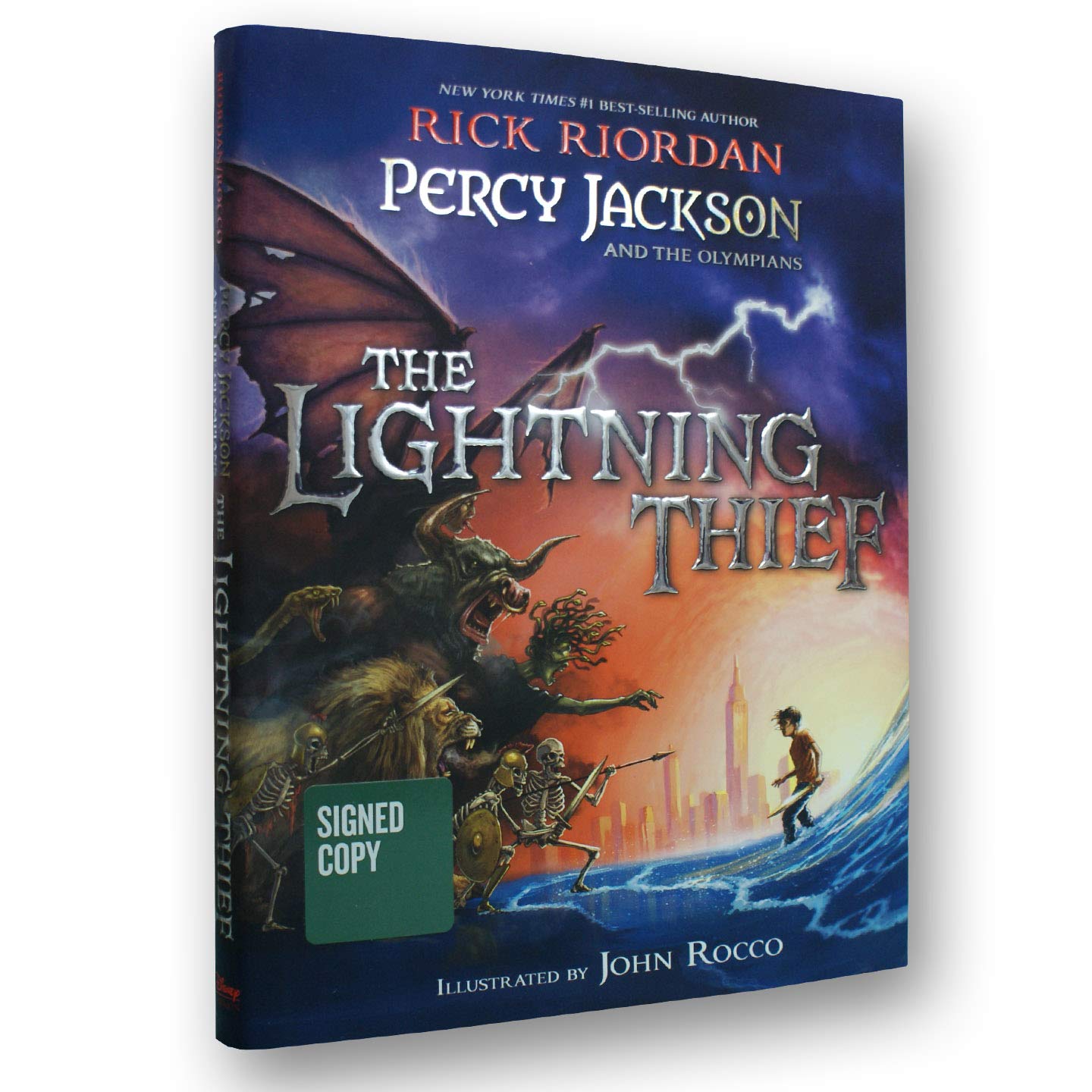 The Lightning Thief (Illustrated Edition): Rick Riordan: 9781368046725 ...