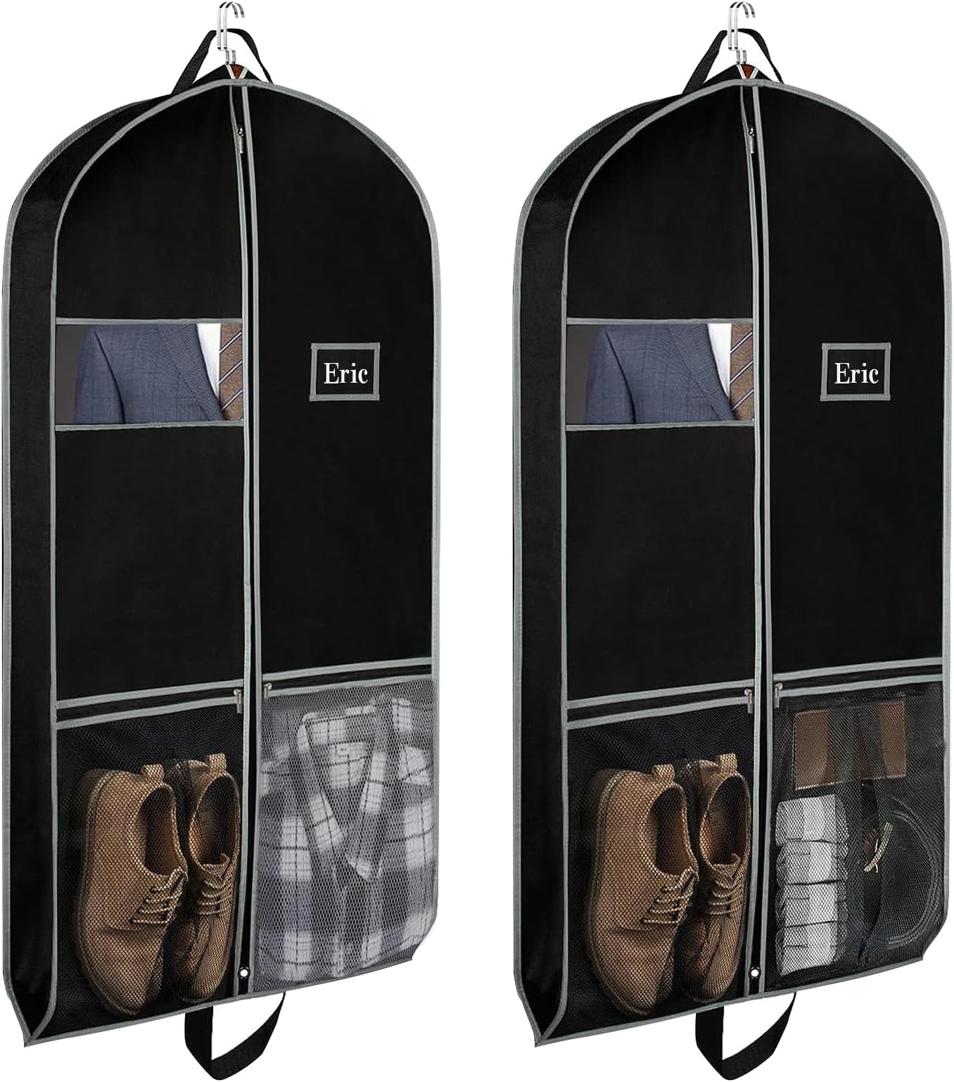 Amazon.com: 2 Pack Suit Bags for Closet Storage and Travel,Heavy Duty ...