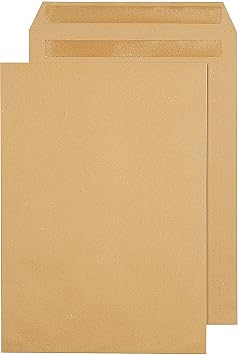 Q-Connect C3 Envelope 457x324mm Pocket Self Seal 115gsm Manilla (Pack ...