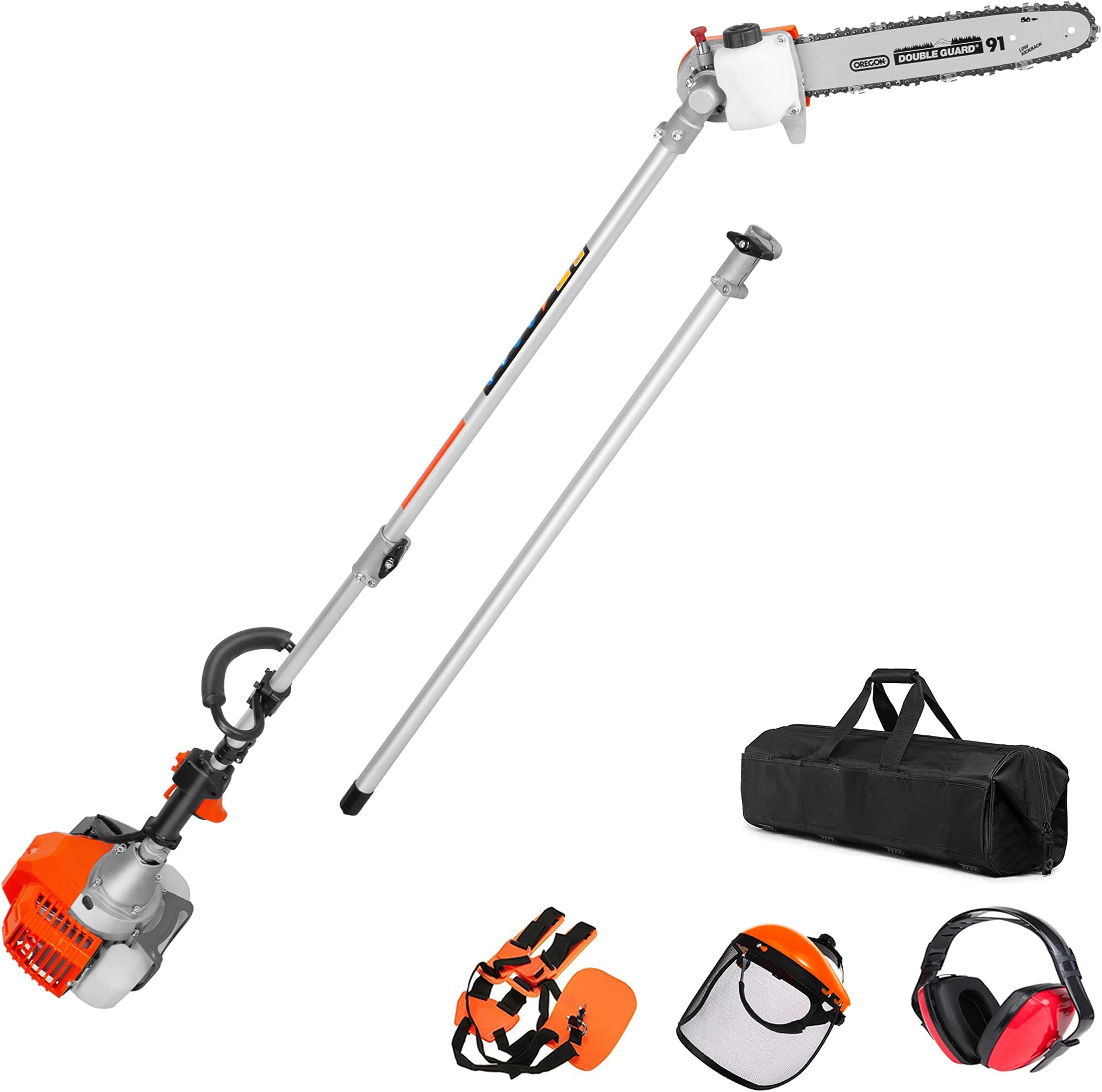 Amazon.com: Gas Powered Pole Saws - 58CC Pole Saw Gas Powered ...