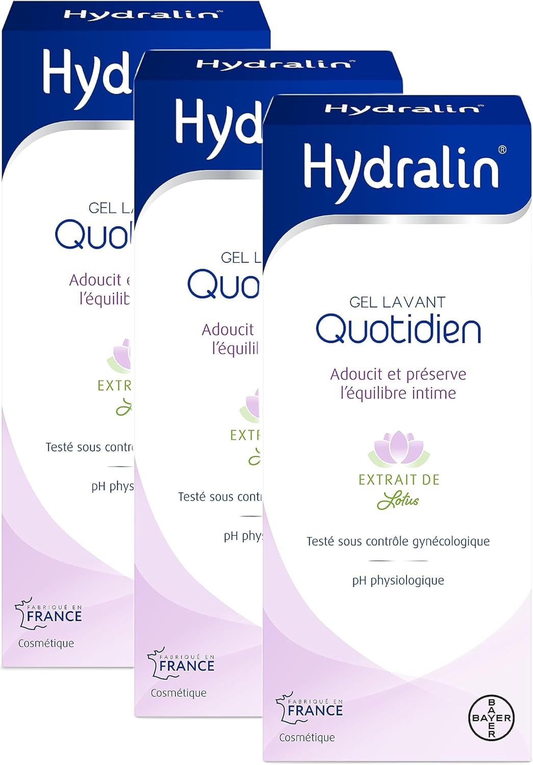 Hydralin Quotidien Gel lavant intime quotidien - Cosmétique - Adoucit ...