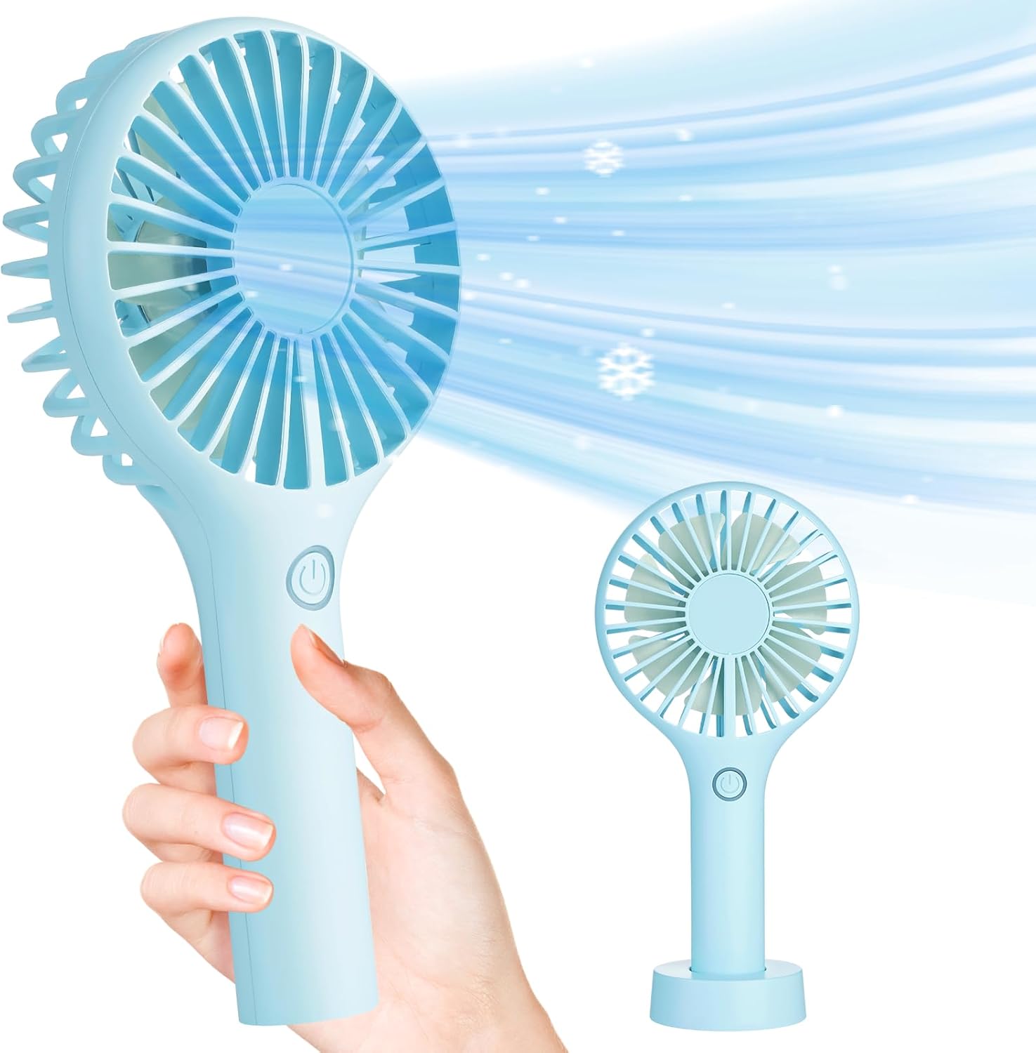 Amazon.com: Mini Handheld Fan Portable, Small Portable Hand Held Fan ...
