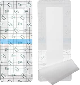 Amazon.com: Large Waterproof Knee Replacement Surgery Adhesive Bandages ...
