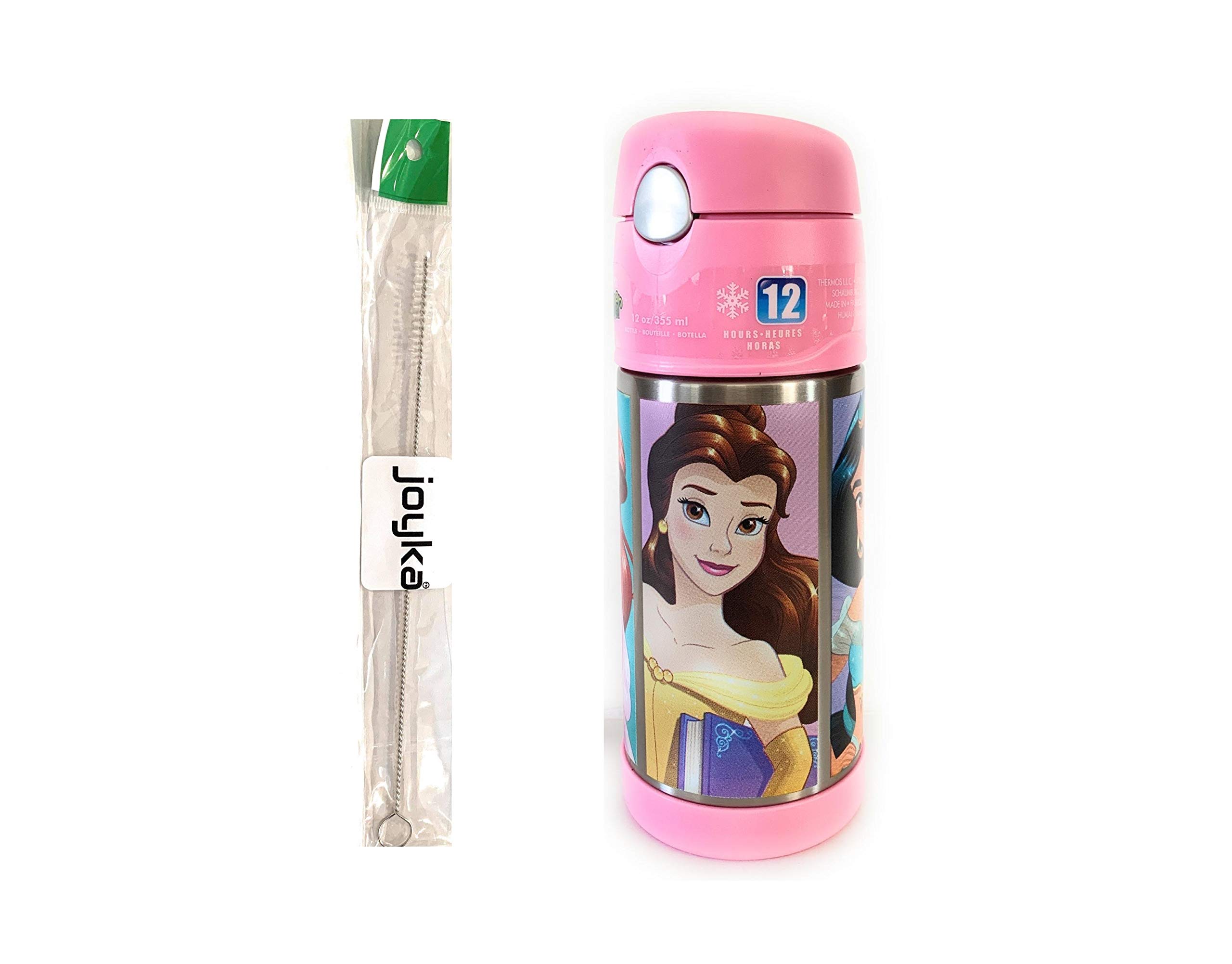 Buy Joyka Disney Thermos Kids Water Bottle Straw Cleaner Bundle, 12 OZ ...