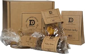 Dewkes Dog Treats Takeaway Pack - Beefy Sticks, Fishy Bites, Chicken ...