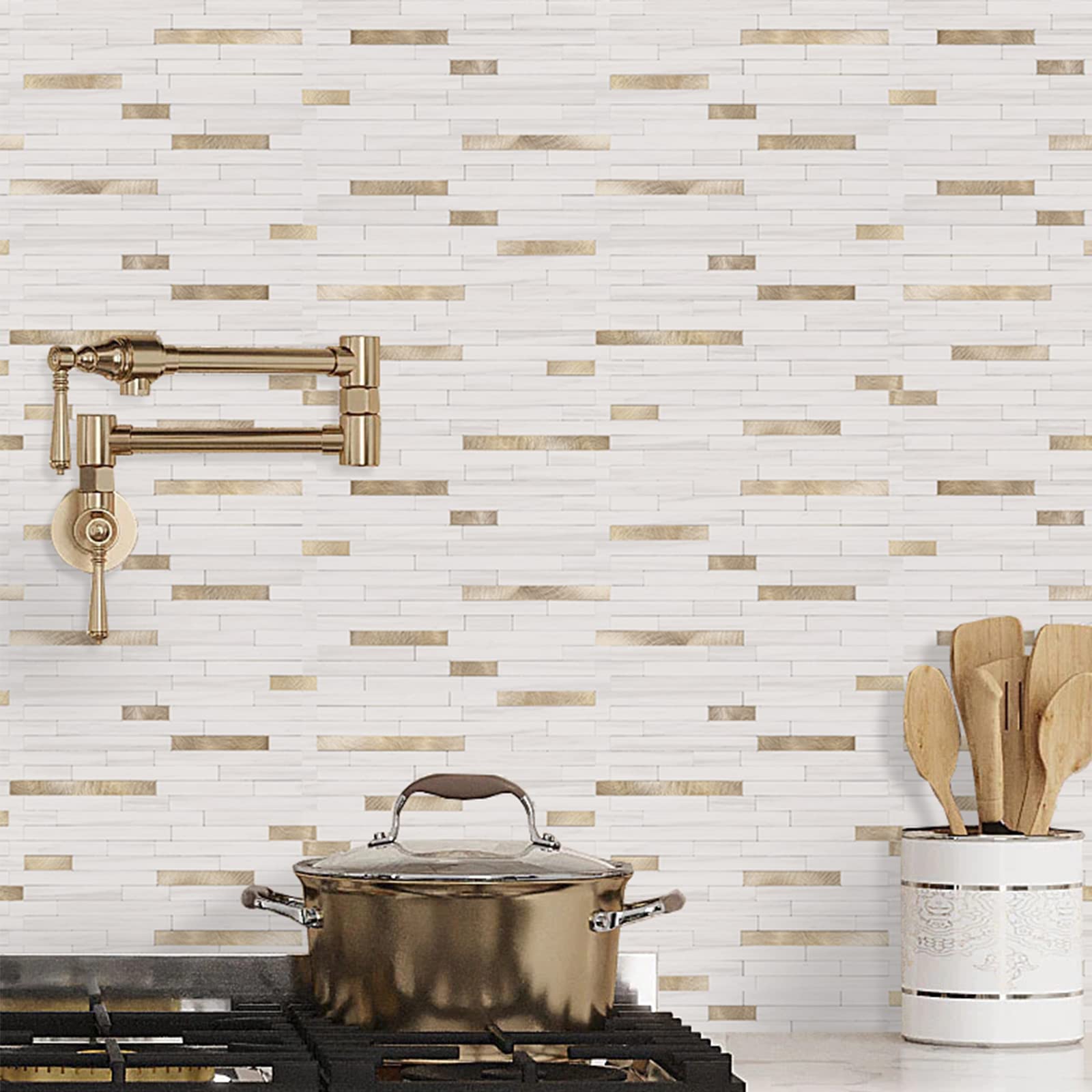 Snapklik.com : 20 Sheets Peel And Stick Backsplash Tile, Stick On ...