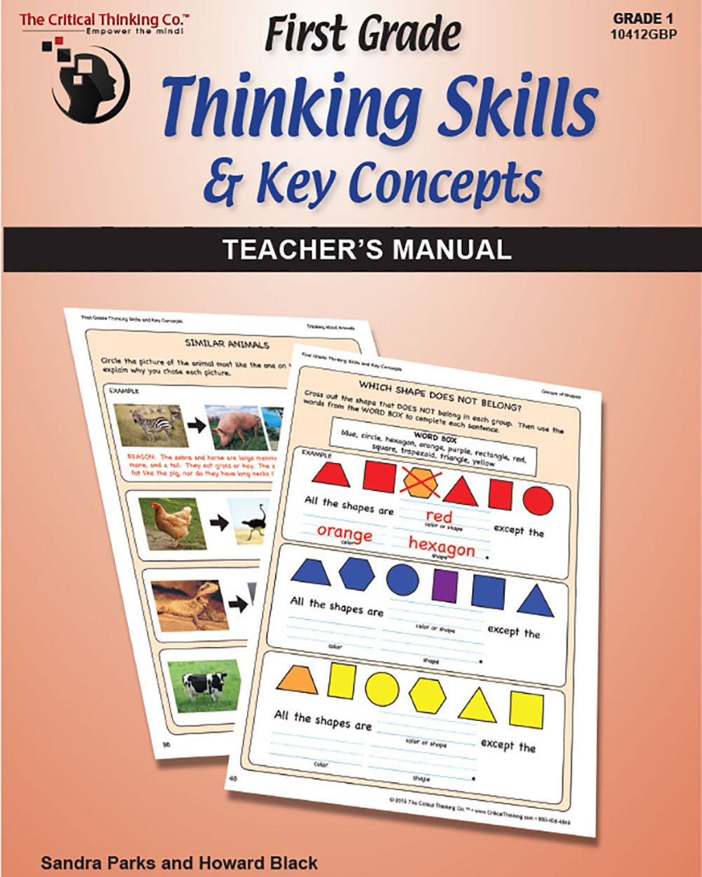 First Grade Thinking Skills & Key Concepts: Teacher's Manual Workbook ...