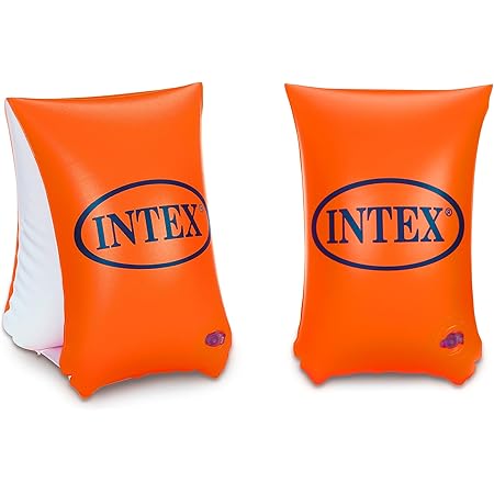 Intex Kid's Plastic Swimming Arm Bands, 18x15x3 cm (Orange) : Amazon.in ...