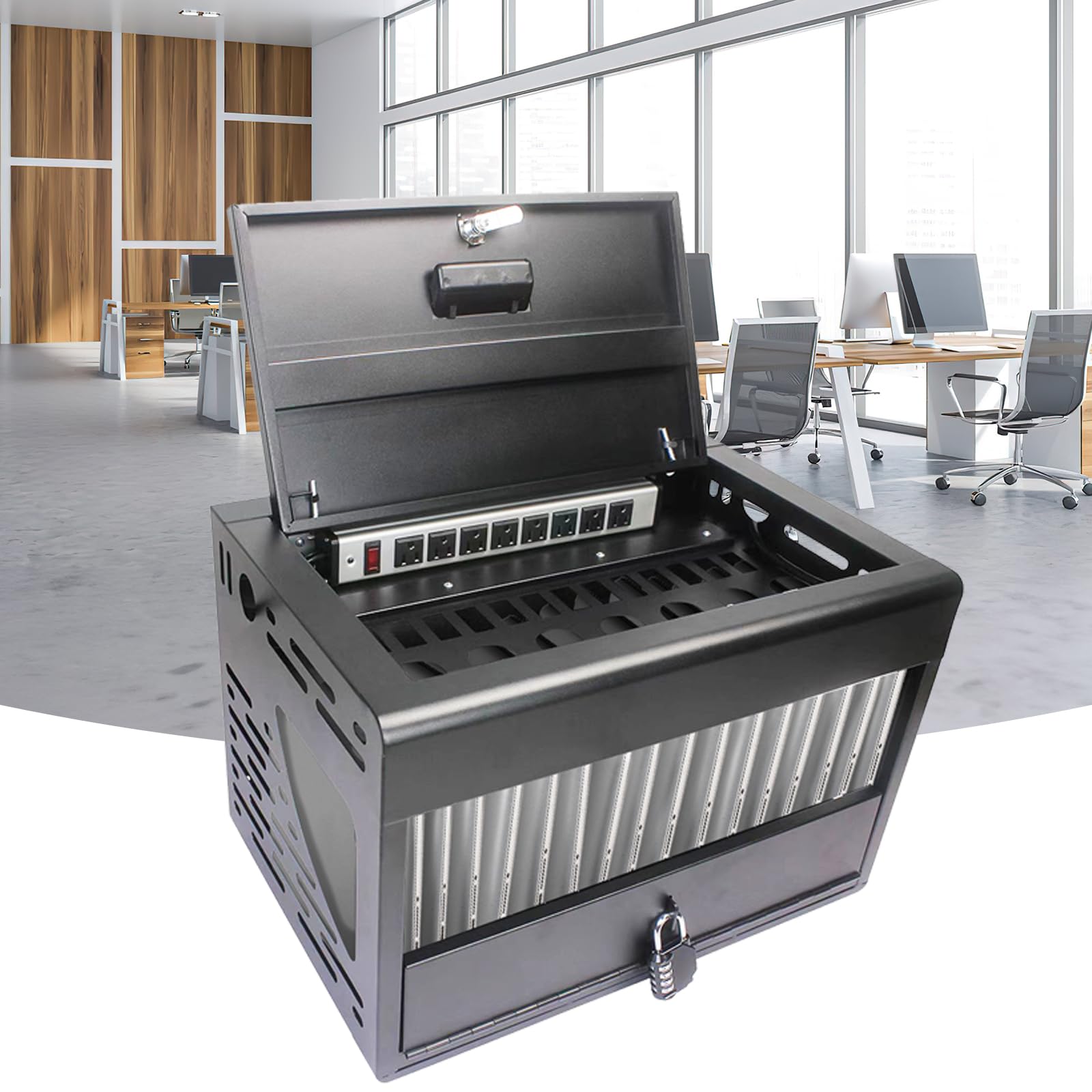 Amazon.com: Chromebooks Charging Cart for 16 Devices Ipads and Laptop ...