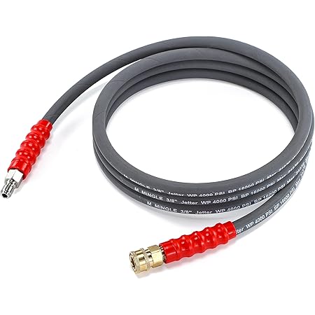 Amazon.com: YAMATIC Pressure Washer Whip Hose 10ft, Hose Reel Connector ...