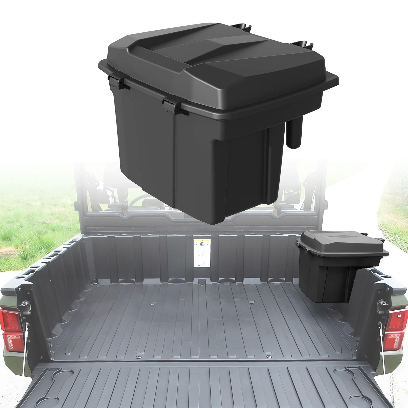Amazon.com: LitMiRaCle Removable Cargo Storage Box for Polaris Ranger ...