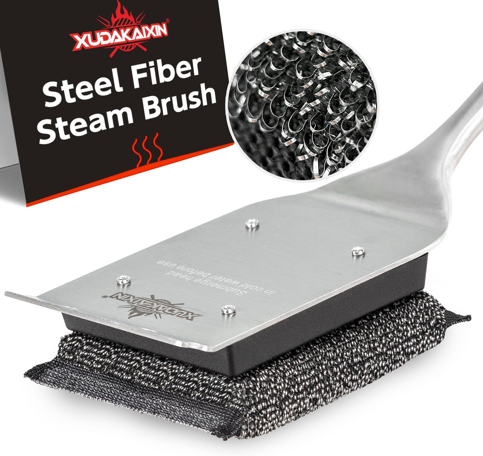 Amazon.com: Q-Swiper XL Easy-Clean BBQ Grill Cleaner Set - 1 Long Grill ...