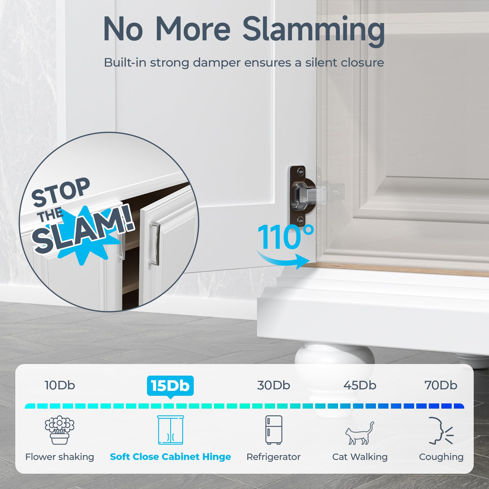 Snapklik.com : 40 Pack Inset Cabinet Hinges Soft Close, Inset Frameless ...