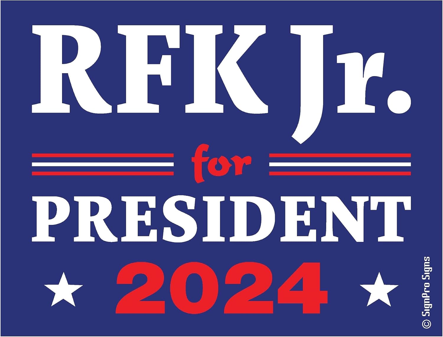 Amazon.com: SignPro Kennedy 2024 Car Magnet | RFK Jr. for President ...