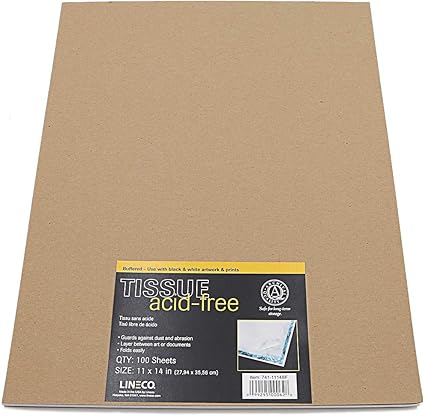 Amazon.com: Lineco Buffered Acid-Free Interleaving Tissue 11" x14 ...