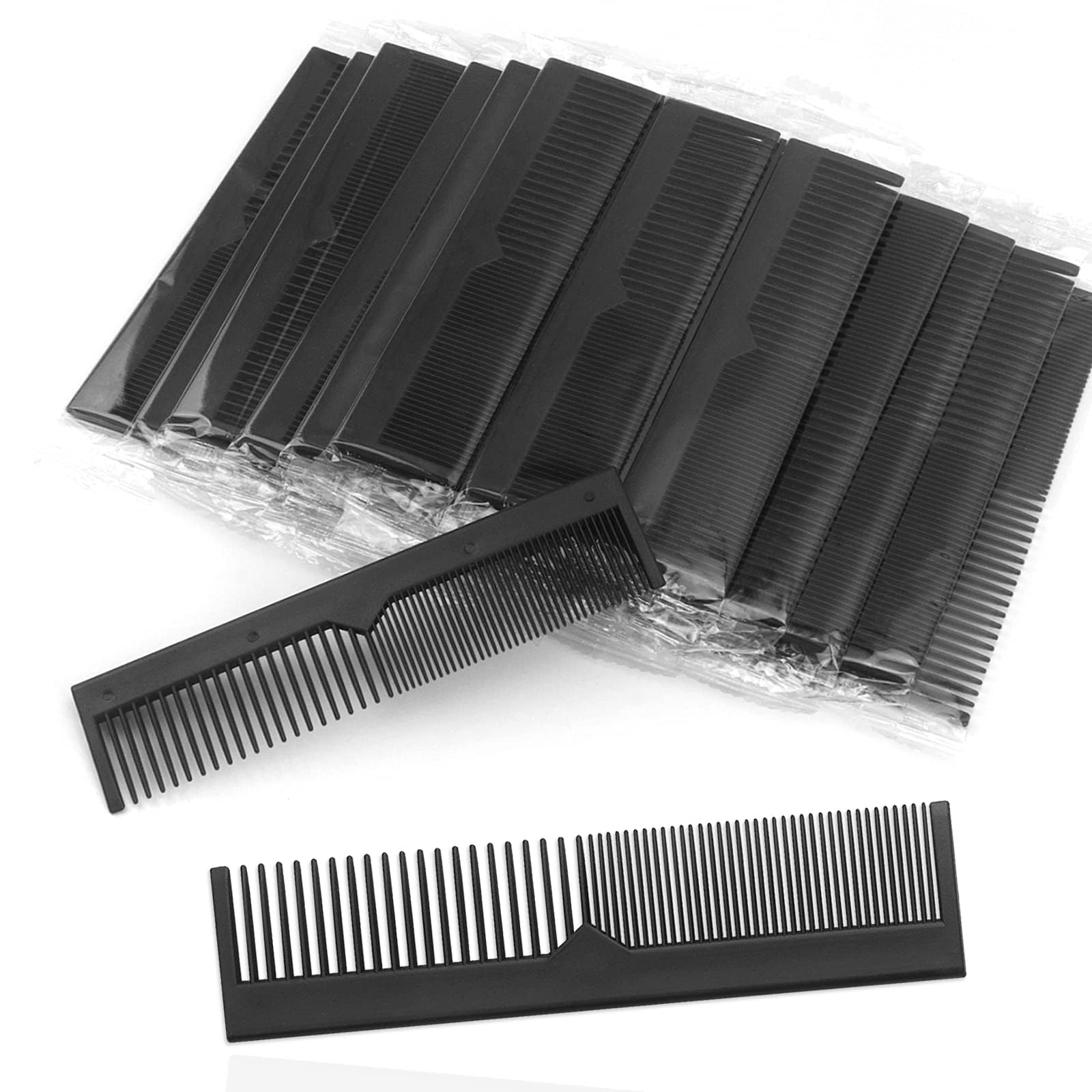 Snapklik.com : Gisdo 200 Pack Plastic Fine Tooth Combs
