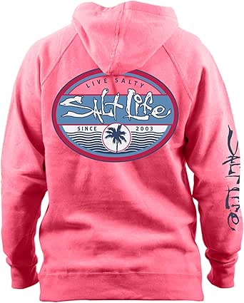 Amazon.com: Salt Life Girls' Wavy Days Youth Hoodie : Clothing, Shoes ...