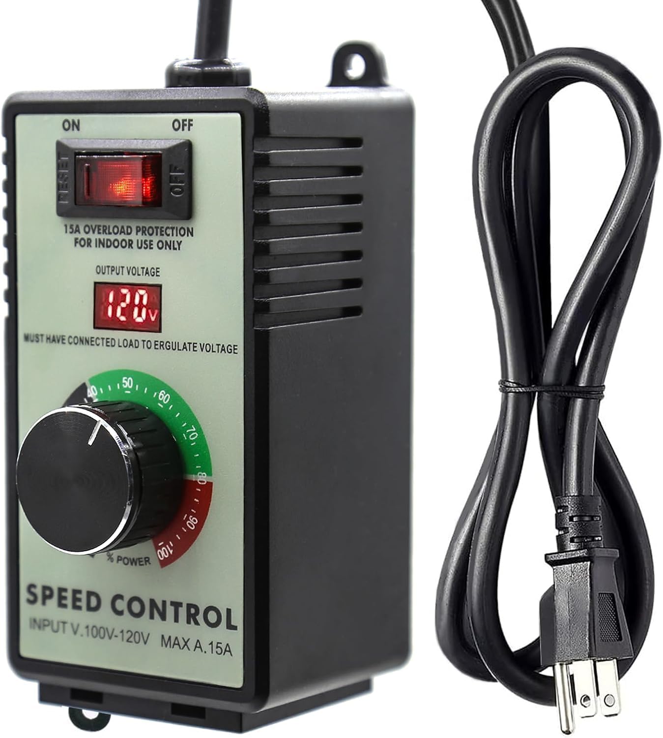 Amazon.com : SWLECA AC Motor Speed Controller ,120V 15A 4000W Fan Speed ...
