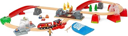 Amazon.com: BRIO World – 36004 Smart Tech Sound Fire Rescue Set | 41 ...