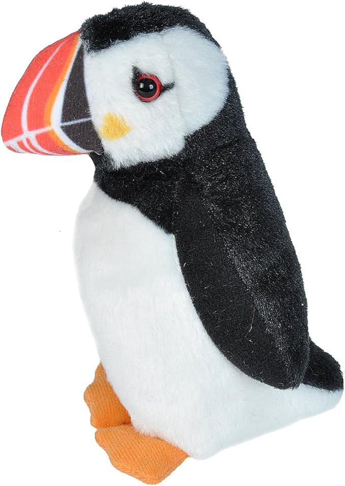 Amazon.com: Wild Republic Audubon Birds Atlantic Puffin Plush with ...
