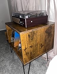 Amazon.com: Tohomeor Vinyl Record Player Stand Turntable Stand LPs ...