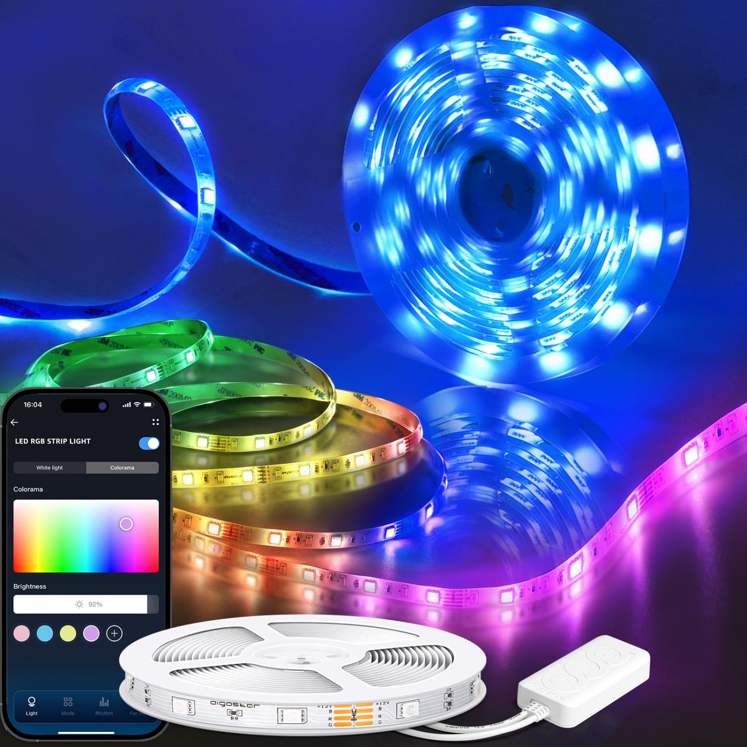 Govee Alexa LED Strip Lights 5m, Smart WiFi App Control, Works with ...