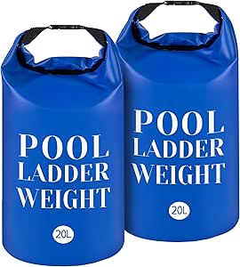 Amazon.com : 20L/50LB 500D PVC Swimming Pool Ladder Weights- 2 Pcs ...